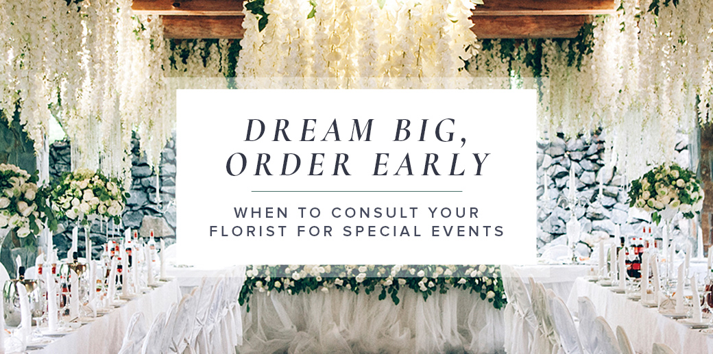 When You Should Select Flowers for Your Event - Walter Knoll Florist ...